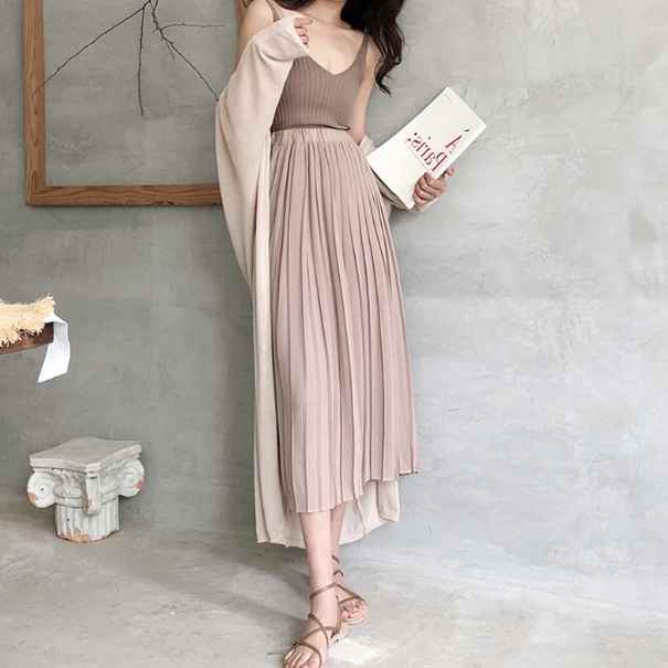 トップス カーディガン ロング丈 袖あり 長袖 ドルマンスリーブ 襟なし 前開き 透け感 サマーニット 薄手 かわいい 大人可愛い シンプル カジュアル おしゃれ お洒落 アジアン エスニック ラフ 無地 春 夏 秋 10代 20代 30代 レディース 通勤 デート お出かけ 公園デビュー