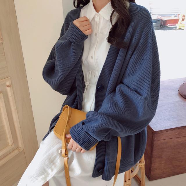 ドロップショルダー ニット カーディガン トップス アウター ミディアム丈 袖あり 長袖 ボリューム袖 萌袖 Vネック 襟なし リブ 前開き リブニット 編み込み かわいい 大人可愛い きれいめ シンプル カジュアル 大人 上品 おしゃれ 大人女子 こなれ感 ラフ ラブリー キュート