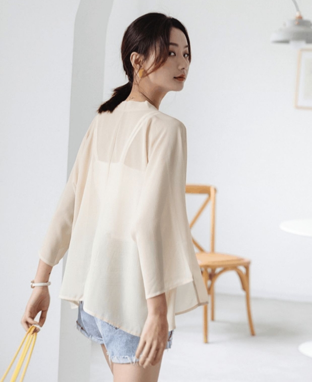 トップス アウター カーディガン ロング ロング丈 袖あり 長袖 Vネック