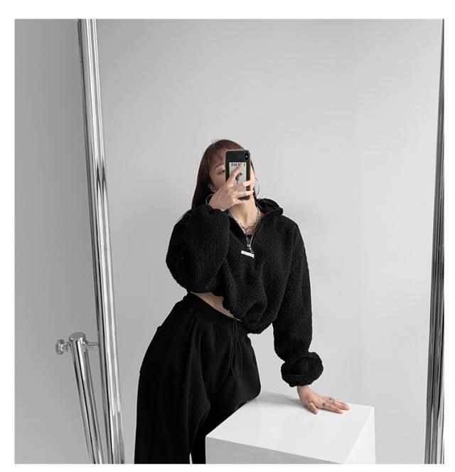 トップス ジッパートップ フリースジャケット あたたかい 上着