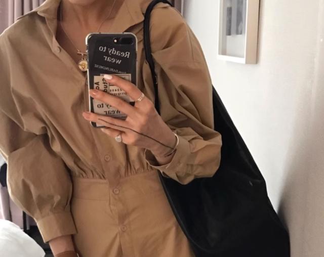 ワンピース ロング ロング丈 マキシ マキシ丈 袖あり 長袖 襟付き Aライン かわいい 大人可愛い きれいめ シンプル カジュアル 大人 おしゃれ お洒落 大人可愛い 大人女子 こなれ感 無地 秋 20代 30代 ビジネス OL 通勤 デート お出かけ 女子会 お泊まり 休日 ガーデン 着回し