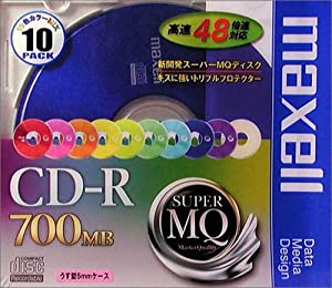 maxell データ用 CD-R 700MB 48倍速対応 カラーミックス 10枚 5mmケース入 CDR700S.MIX1P10S(中古品)の通販はau PAY マーケット - Cotton ...