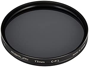MARUMI PLフィルター 77mm C-PL 77mm コントラスト上昇 反射除去(中古品)