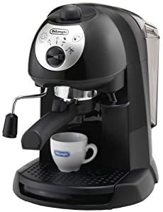 デロンギ エスプレッソ・カプチーノメーカー ブラック EC200N-B(中古品)