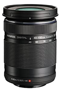 OLYMPUS 望遠ズームレンズ M.ZUIKO DIGITAL ED 40-150mm F4.0-5.6 R ブラック(中古品)