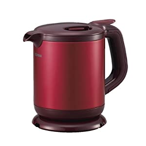ZOJIRUSHI 電気ケトル 【600ml】 CK-FE06-RA レッド CK-FE06-RA(中古品)