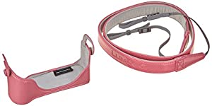 パナソニック 一眼カメラケース LUMIX ボディケース・ストラップキット ピンク DMW-BCSK1-P(中古品)