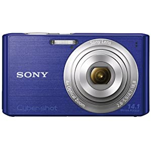 ソニー SONY Cyber-shot W610 (1410万CCD/光学x4) ブルー DSC-W610/L(中古品)