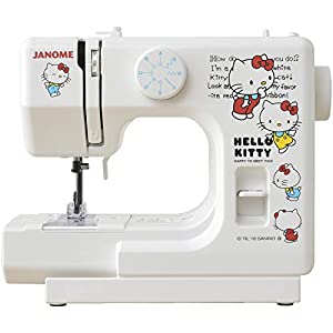 JANOME サンリオ ハローキティ 電動ミシン コンパクト YB-10(中古品)