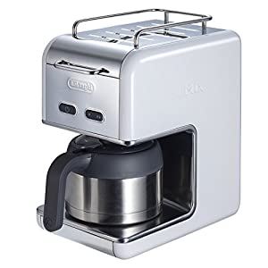 デロンギ kMix Collection ドリップコーヒーメーカー プレミアム ブラック CMB5T-WH CMB5T-WH(中古品)