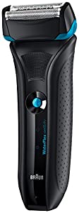 ブラウン メンズ電気シェーバー WaterFlex WF2s 3枚刃 水洗い/お風呂剃り可 ブラック(中古品)