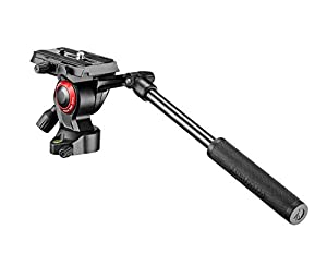 Manfrotto 雲台 小型フルードビデオ雲台 40mm フラットベース MVH400AH(中古品)