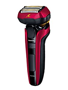 パナソニック ラムダッシュ メンズシェーバー 5枚刃 赤 ES-LV5C-R(中古品)