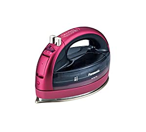 パナソニック コードレススチームWヘッドアイロン ピンク NI-WL704-P(中古品)