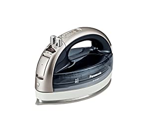 パナソニック コードレススチームWヘッドアイロン シルバー NI-WL604-S(中古品)