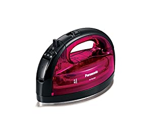 パナソニック コードレススチームWヘッドアイロン ピンク NI-WL404-P(中古品)