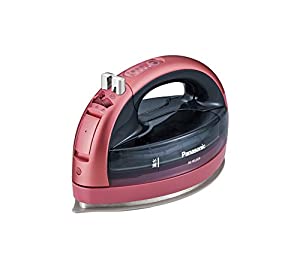 パナソニック コードレススチームWヘッドアイロン ピンク NI-WL604-P(中古品)