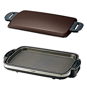 象印 ホットプレート 1枚/大型タイプ やきやき ブラウン EA-DD10AM-TA(中古品)