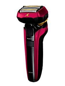 パナソニック ラムダッシュ メンズシェーバー 5枚刃 赤 ES-CLV5D-R(中古品)