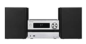 KENWOOD M-EB50-S コンパクトHi-Fiシステム Bluetooth対応 25W+25W シルバー(中古品)