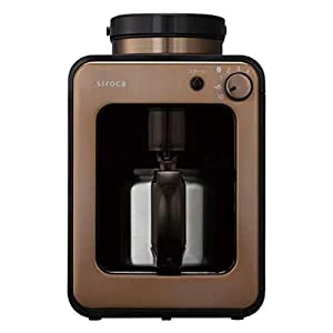 SIROCA 全自動コーヒーメーカー SC-A231(TC) SC-A231(T/TC) ブラウン/カッパーブラウン(中古品)
