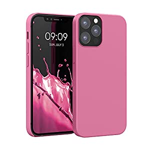 kwmobile 対応: Apple iPhone 12 / 12 Pro ケース - TPU リキッド シリコン スマホケース カバー - 耐衝撃 傷防止 サラサラ Case
