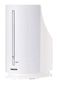 [山善] ペットボトル式 加湿器 加熱式 スチーム式 卓上 (木造約3畳/プレハブ約6畳) アロマオイル対応 ホワイト KP-C057(W)(中古