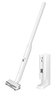 パナソニック セパレート型コードレススティック掃除機 ホワイト MC-NS10K-W クリーンドック からまないブラシ(中古品)