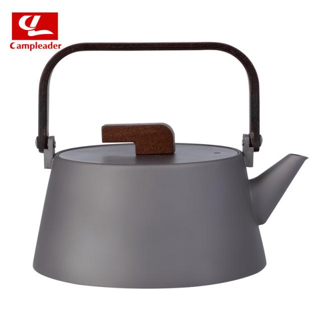屋外ケトルキャンプピクニックウォーターティーポットコーヒーポット0.95Lチタンポットケトル調理器具食器