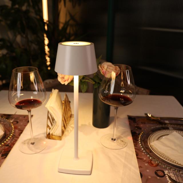 LEDアルミニウム合金デスクランプバー用USB充電式テーブルランプリビングルーム読書本ライト