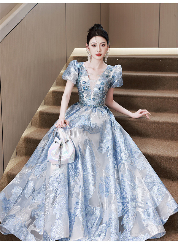 ドレス 大人 キラキラ スパンコール 羽 刺繍 発表会 ポワン袖 ロング丈 ぽっちゃり 大きいサイズ イブニングドレス 演奏会 ピアノ発表会 袖付き ワンピース Aライン ステージドレス 二次会 女子会 成人式 パーティードレス da605g4g4zr ドレス 大人 キラキラ スパンコール 羽 刺繍 発表会 ポワン袖 ロング丈