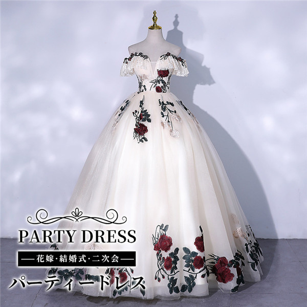 花嫁 ウェディングドレス プリンセスライン 白ドレスワンピース シンプル 結婚式 披露宴 前撮り 後撮り 撮影用 フォトウェディング ロングドレス 演奏会ドレス ピアノ発表会 韓国 イブニングドレス da632g4g4zr