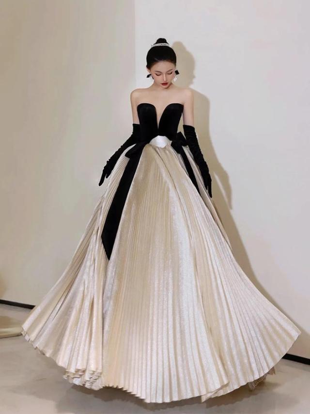 パーティードレス ロングドレス ピアノ 発表会 演奏会 ビスチェ ドレス