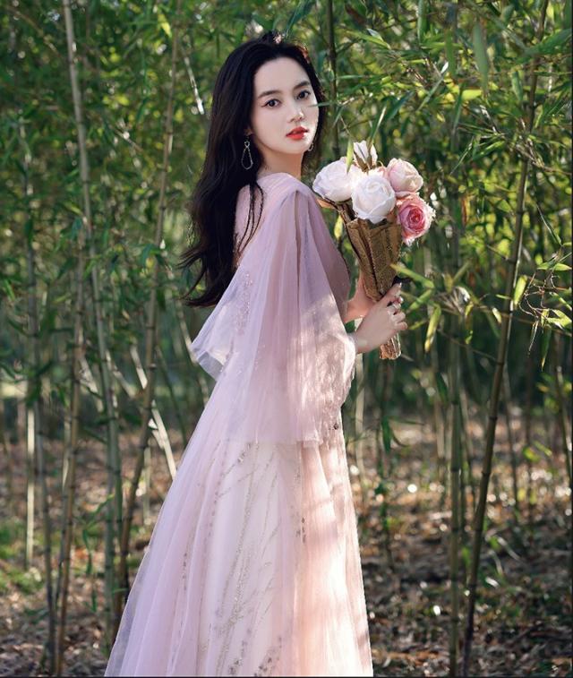 カラードレス ゆめ可愛い パフ ドレス 大人 ピアノ 発表会 ロング