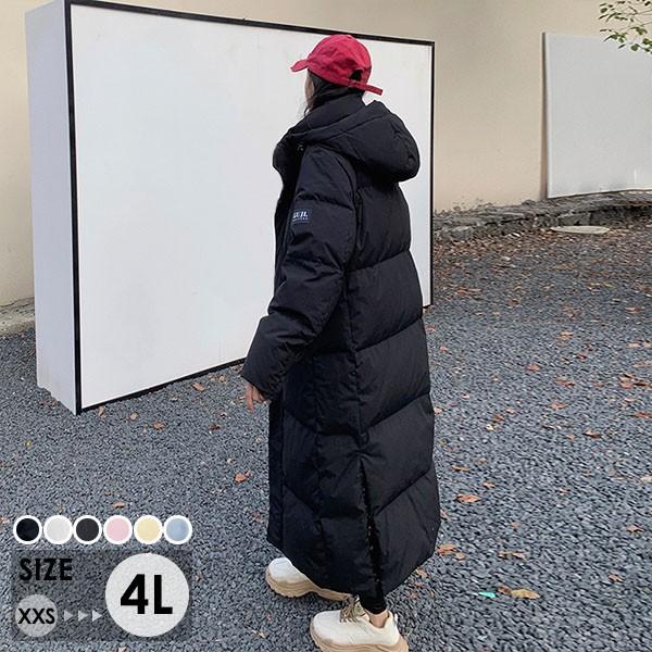 【レビュー投稿で+5%還元】防寒性抜群！ ダウンコート フード付き 90％ダウン レディース ダウン ロング コート 小さいサイズ 大きいサイズ アウター ジャケット 冬 ロングダウンコート おしゃれ シンプル 冬服 防寒 柔らかい 暖かい あったか ブラック dd371n1n1l9