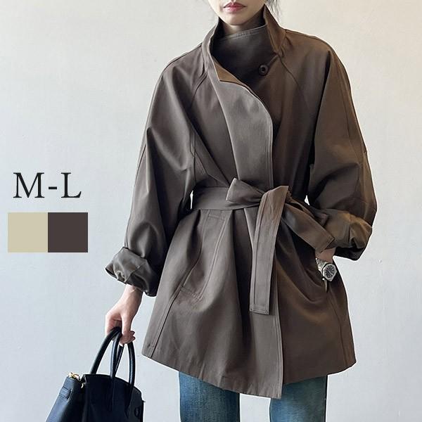 こなれ トレンチ コート トレンチコート レディース アウター  春 秋冬 薄手 トレンチ スプリング アウター ジャケット カーディガン ロング 大きいサイズ シンプル きれいめ カジュアル