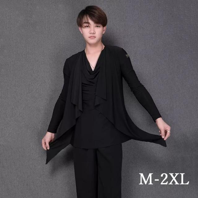 社交ダンス衣装 トップス メンズ ラテン ラテンダンス用シャツ 男性用 ダンス衣装 ダンスウェア 練習着 ワルツ チャチャチャ ルンバ ラテン ラテンダンスシャツ ステージ 衣装 男性社交ダンス衣装 競技用 演出