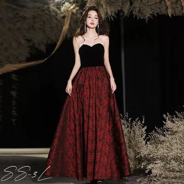 ドレス 大人 ピアノ 発表会 ロング丈 ぽっちゃり 大きいサイズ イブニングドレス 演奏会 ピアノ発表会 袖付き ワンピース Aライン ステージドレス 二次会 女子会 成人式 パーティードレス 大人可愛い bg061zezezr