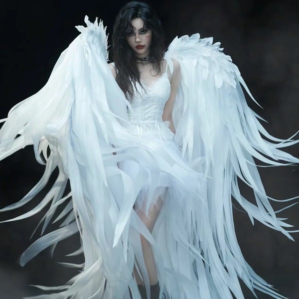 コスプレ 仮装 翼 つばさ 悪魔の翼 天使の翼 堕天使 妖精 白 クリスマスパーティー ハロウィン コスチューム 天使の羽 軽量 文化祭 衣装 変装グッズ 白 写真撮影
