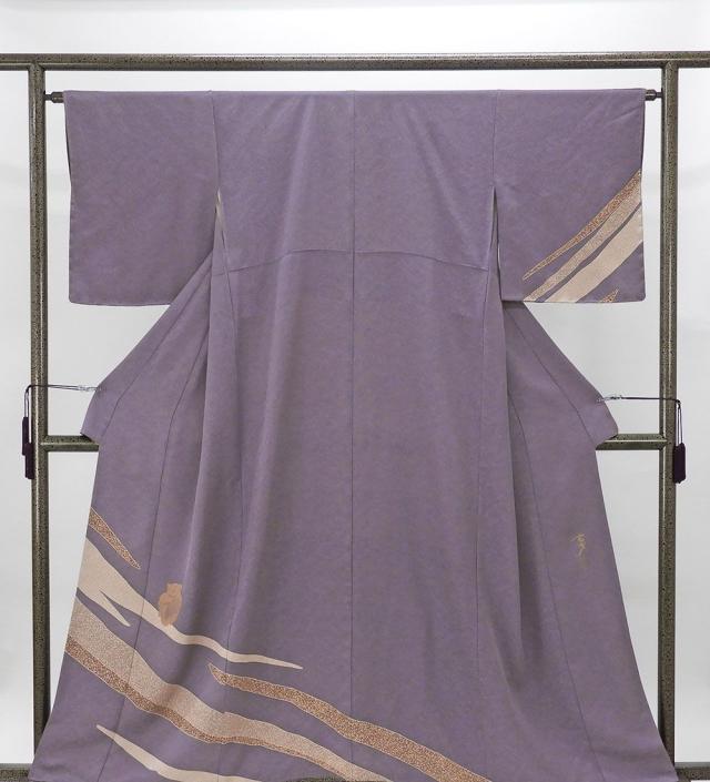 訪問着 未着用 正絹 大久保玄才 そめのざ玄才作 身丈158cm 裄丈64cm 訪問着 未使用 着物 結婚式 入学式 卒業式 b4095