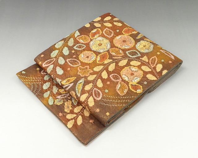 袋帯 未着用美品 正絹 絞り辻が花模様 袋帯 未使用 新古品 結婚式 入学式 卒業式 パーティー g0790