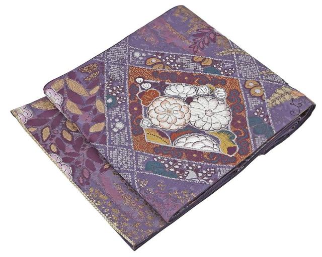 袋帯 正絹 辻が花模様 袋帯 リサイクル 中古 辻ケ花 結婚式 入学式 卒業式 パーティー g4053