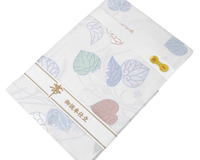 名古屋帯 新品仕立済 西陣 志都香謹製 葵模様 名古屋帯 新品 仕立て