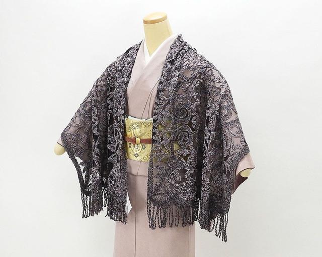 ストール 無月 絣糸ショール シルク 羽織物 日本製 MUGETU ショール 新品