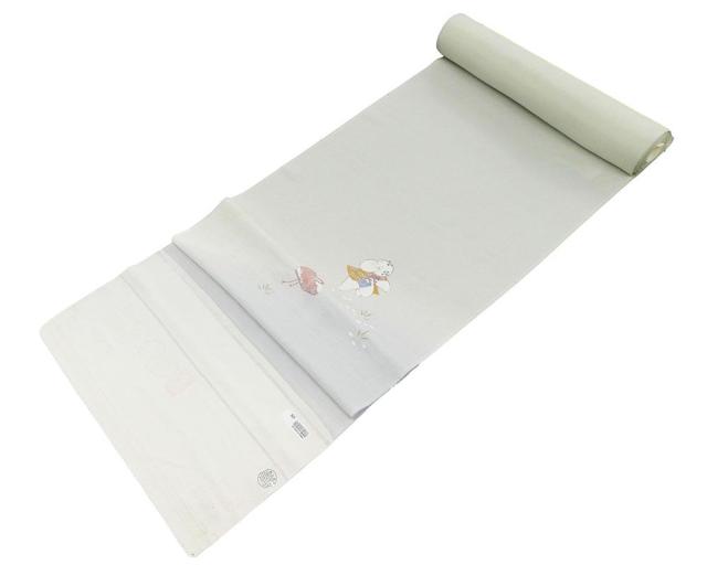 夏物 付下げ 反物 正絹 五泉 絽 童模様 付下げ訪問着 丹後ちりめん 新品 未仕立 wb3008