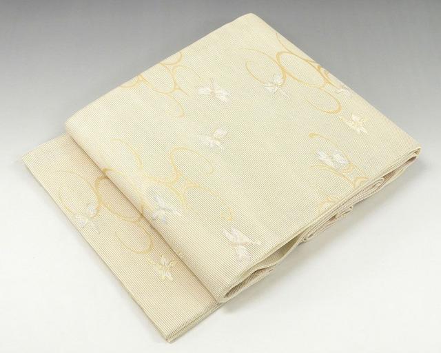 夏物 袋帯 新品仕立済 正絹 夏物 京都イシハラ謹製 トンボ模様 袋帯 新品 仕立て上がり