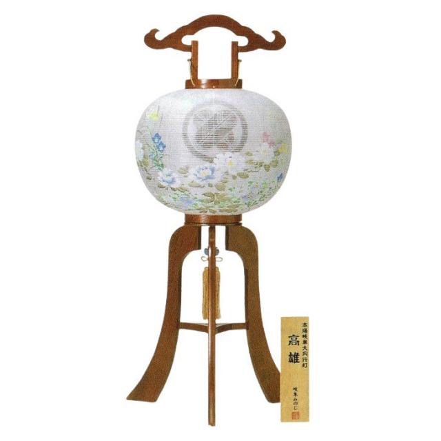 盆提灯 岐阜提灯 置き提灯 家紋入 行灯 11号 高雄けやき 高さ87cm (P33)(14306) 水雷球 電気コード式 初盆 新盆 お盆の通販はau PAY マーケット - ちぐさや ...