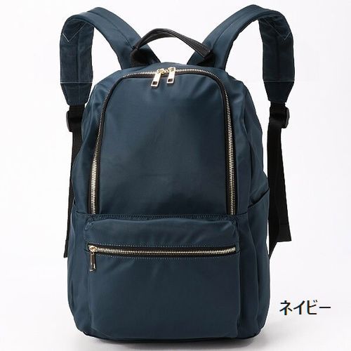 リュックサック デイパック レディースバッグ レディースファッション COOCO クーコ 10ポケット リュック シンプル 使いやすい 軽い素材