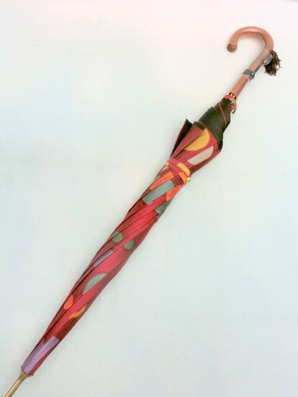 雨傘 傘 ファッション小物 レディースファッション 長傘 婦人 甲州産 ほぐし織り 多色乱水玉柄 日本製傘 軽量 ジャンプ雨傘 甲州 山梨県