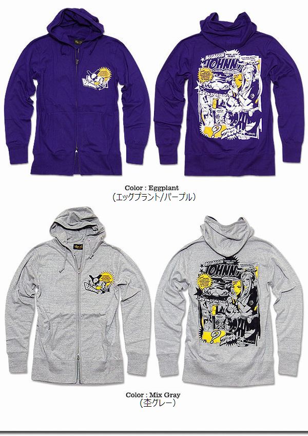 パーカー トップス メンズファッション EVERSOUL 殺し屋ジョニー
